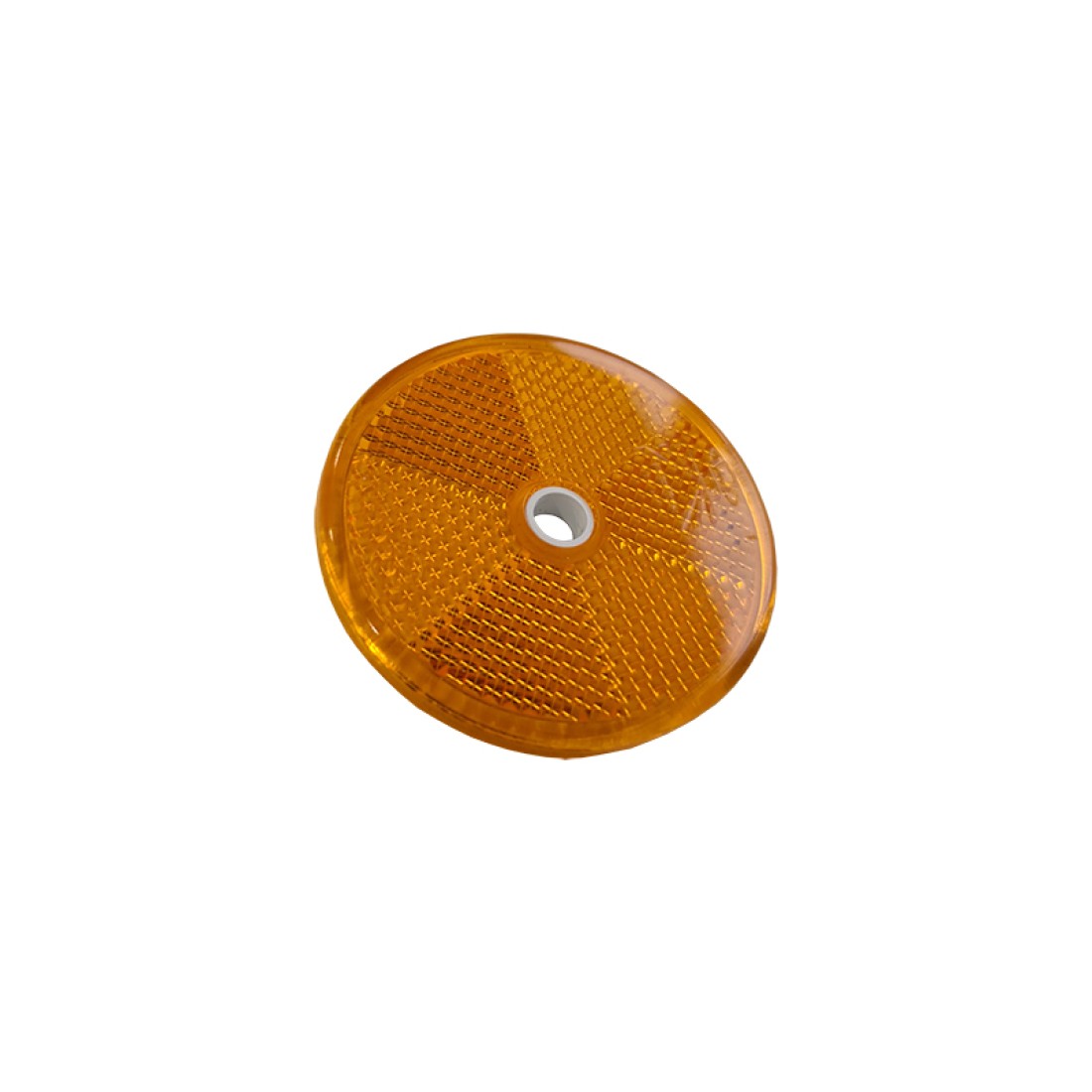 Aspock Round Amber Reflector
